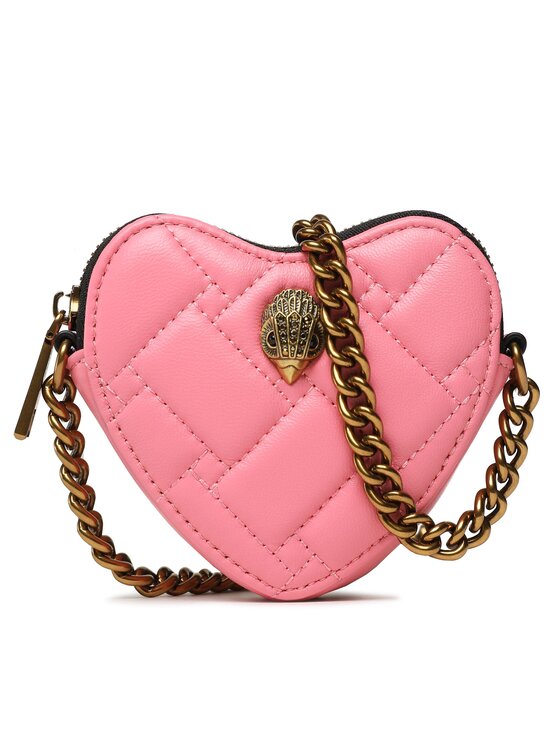 Kurt Geiger Torebka Micro Heart Crossbody 9548498109 Różowy | Modivo.pl