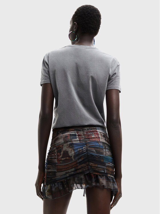 Desigual Sukienka codzienna 22WWVK68 Szary Regular Fit | Modivo.pl