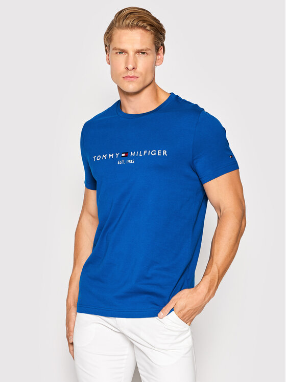 Tommy Hilfiger T Shirt Logo Mw0mw11797 Modrá Regular Fit Modivo Cz