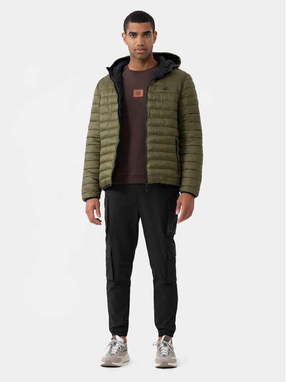 4F Geacă 4FAW23TDJAM242 Verde Regular Fit | Modivo.ro