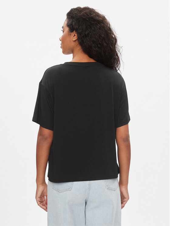 Hugo Pyjama-T-Shirt Unite 50490707 Schwarz Relaxed Fit | Modivo.de