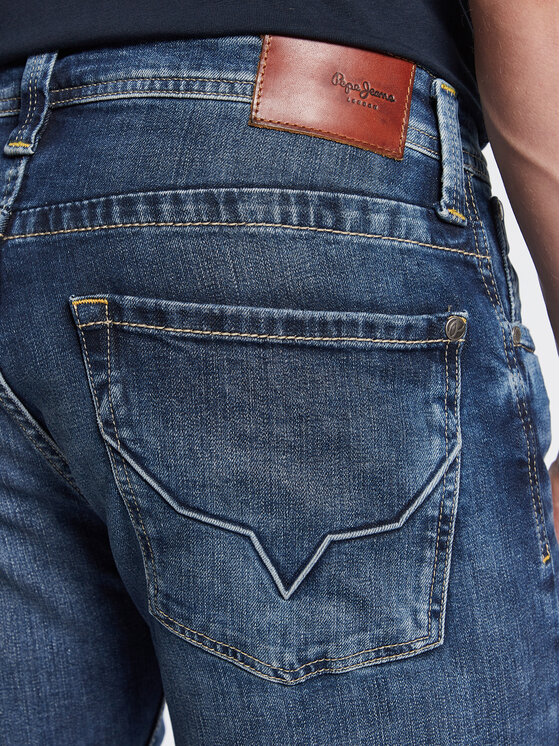 Pepe Jeans Jean Cash PM206318 Bleu marine Regular Fit | Modivo.fr