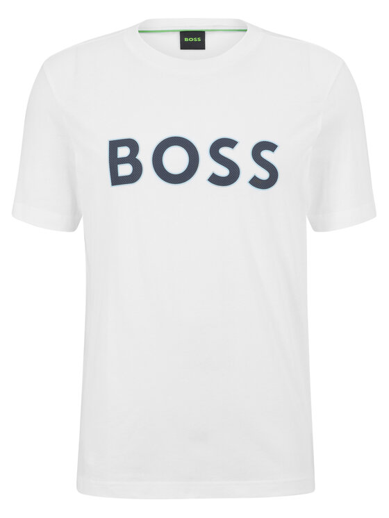Boss Тишърт 50488793 Бял Regular Fit | Modivo.bg