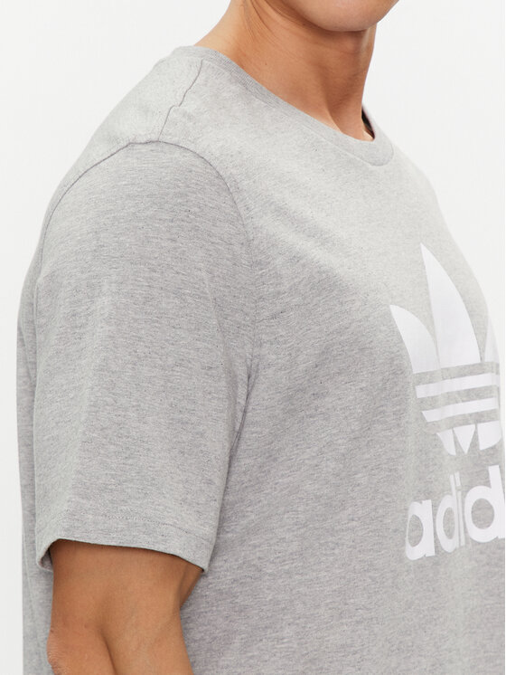 adidas T-Shirt Adicolor Classics Trefoil T-Shirt IA4817 Szary Regular ...