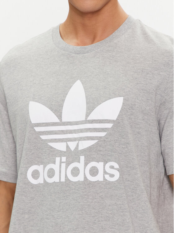 adidas T-Shirt Adicolor Classics Trefoil T-Shirt IA4817 Szary Regular ...