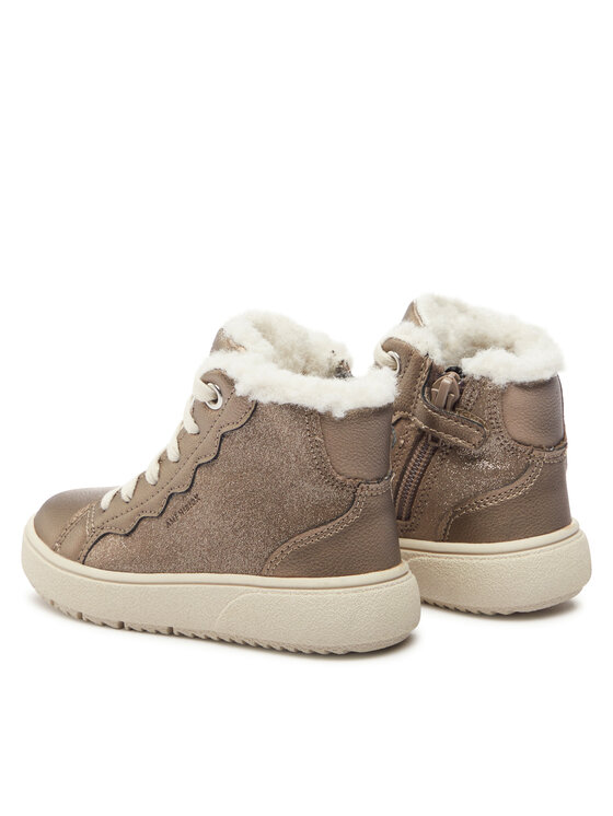 Geox Sneakersy J Theleven Girl B Ab J36HTB 077BC C9006 M Szary | Modivo.pl