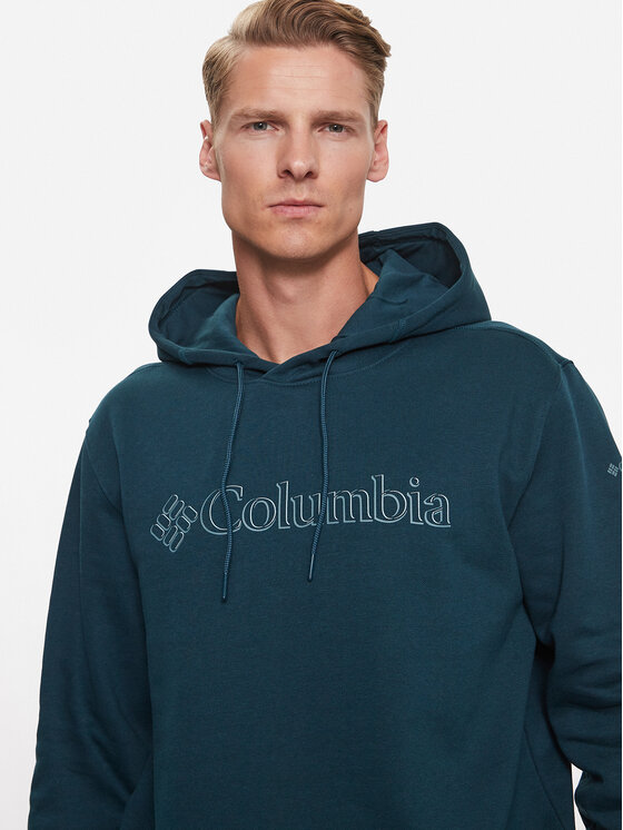 Columbia Sweatshirt CSC Basic Logo II Hoodie 168166 Blau Regular Fit Modivo