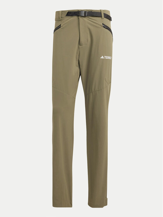 adidas Spodnie outdoor Terrex Xperior IK3533 Khaki Regular Fit | Modivo.pl