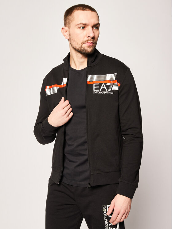 EA7 Emporio Armani Bluza 3HPM51 PJ05Z 1554 Czarny Regular Fit | Modivo.pl