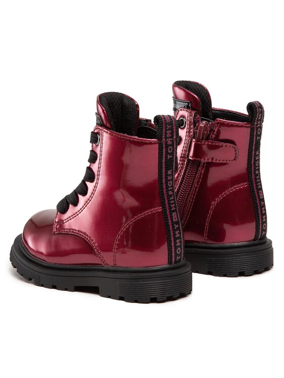 Tommy Hilfiger Trapery Lace-Up Bootie T1A5-32373-1483 M Bordowy | Modivo.pl