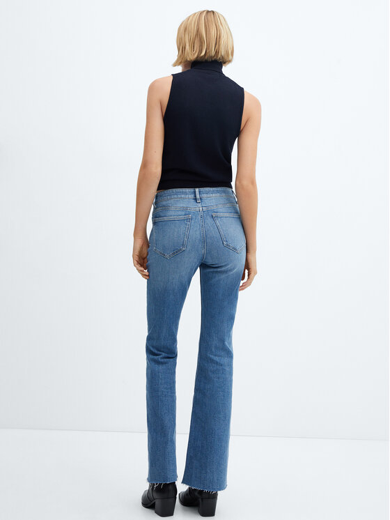 Mango Farmer Fiona 67040313 Kék Flare Fit | Modivo.hu