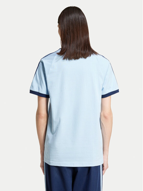 adidas T-shirt adicolor Classics 3-Stripes JN7018 Svijetloplava Slim ...