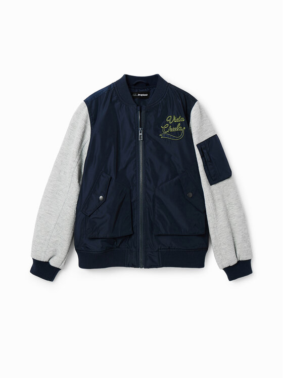 Desigual Bomber stila jaka 23SBEW01 Tumši zils Oversize | Modivo.lv