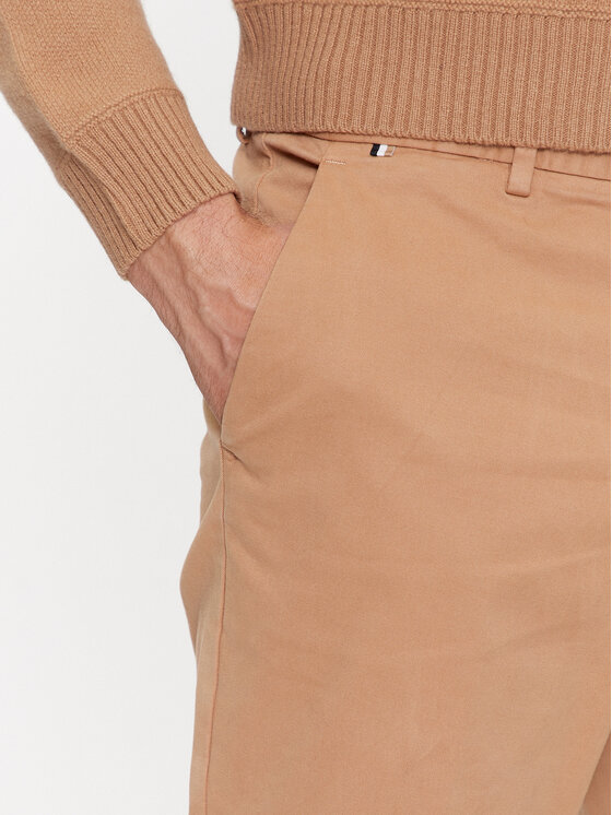 Boss Chinosy Kaito1 50487966 Beżowy Slim Fit | Modivo.pl