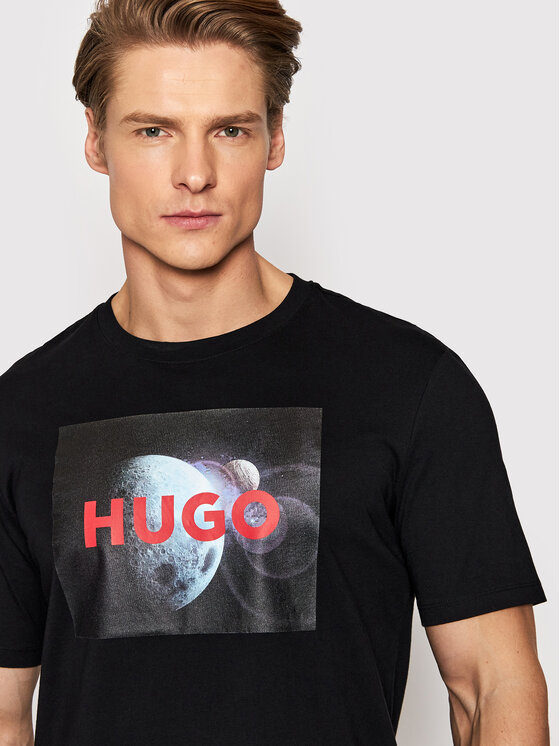 Hugo Футболка Dupiter 50467393 Чорний Regular Fit | Modivo.ua