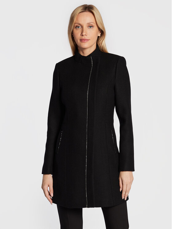 Morgan Wollmantel 222-GATIA Schwarz Regular Fit | Modivo.de