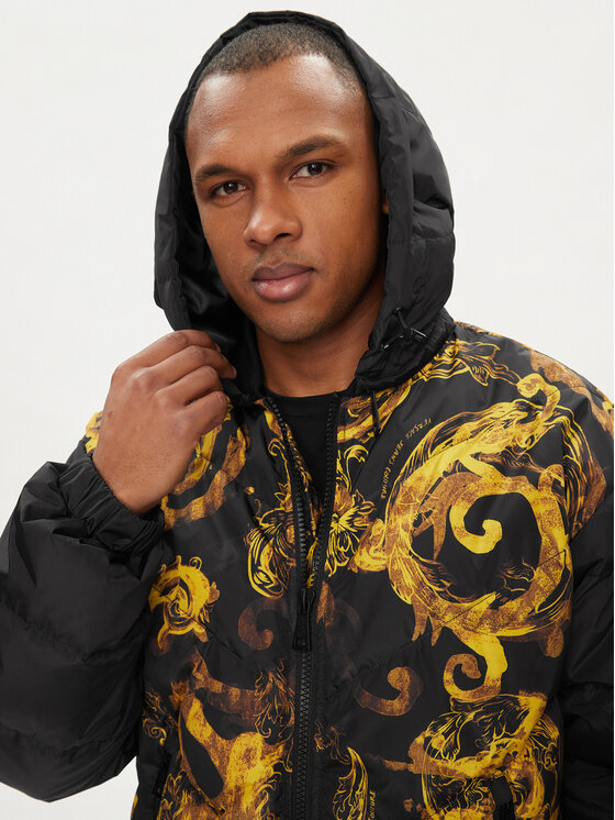 Versace Jeans Couture Geacă din puf 76GAU416 Negru Regular Fit | Modivo.ro