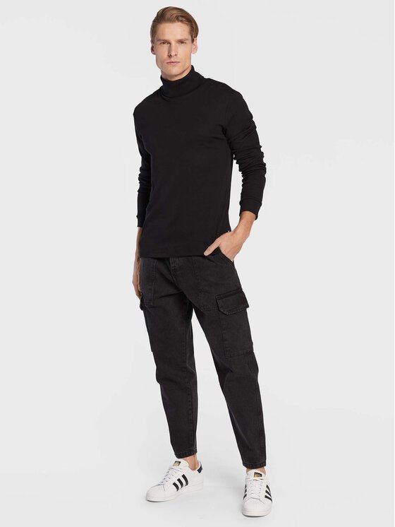 Brave Soul Blugi MJN-JAKER Negru Loose Fit | Modivo.ro