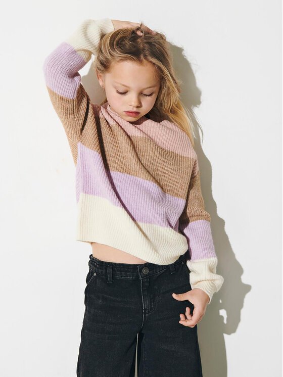 Kids ONLY Megztinis Sandy 15207169 Rožinė Regular Fit | Modivo.lt