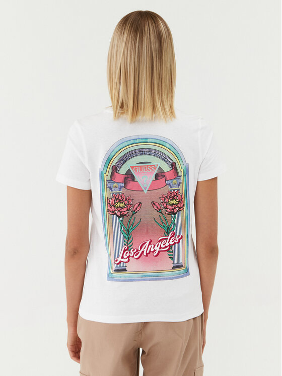 Guess Тишърт W3BI23 I3Z14 Бял Regular Fit | Modivo.bg