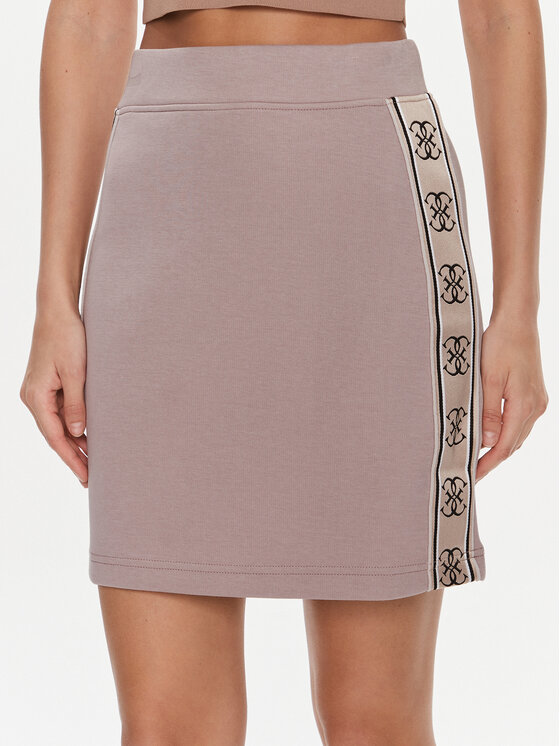 Guess Minirock Cymone V3BD03 KB3P2 Rosa Regular Fit | Modivo.de