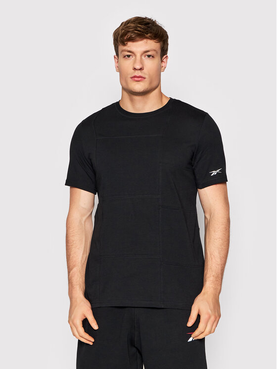 Reebok T-Shirt Myt Minimal Waste H54335 Czarny Regular Fit | Modivo.pl