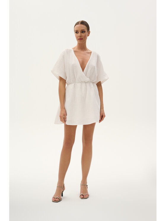 TRIPLÉS Kombinezon Sonia Biały Straight Fit | Modivo.pl