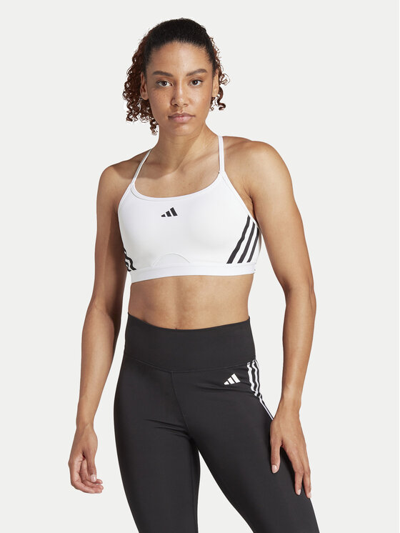 adidas Sportovní podprsenka Aeroreact Training IU1716 Bílá | Modivo.cz