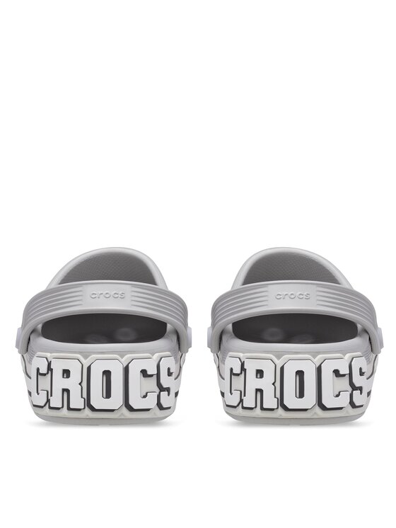 Crocs Klapki Off Court Logo Clog 209651 Szary | Modivo.pl