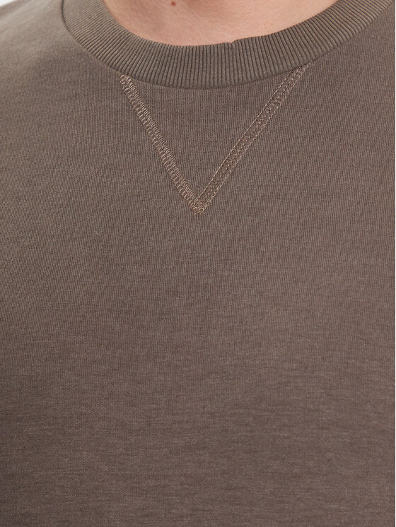 Jack&Jones Mikina Basic 12181903 Hnědá Regular Fit | Modivo.cz