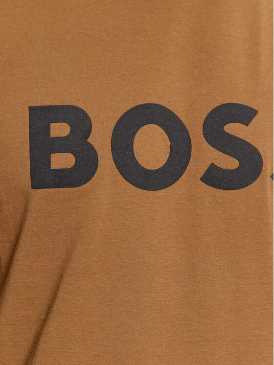 Boss T-Shirt Thinking 1 50481923 Beige Regular Fit | Modivo.de