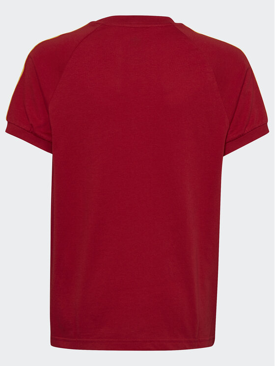 adidas Тишърт Adicolor 3-Stripes T-Shirt HL9406 Червен Loose Fit ...