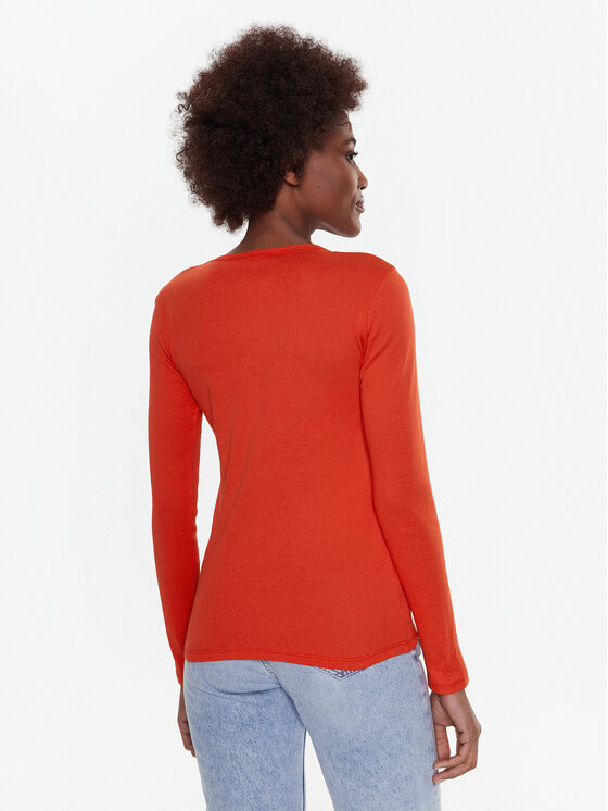 United Colors Of Benetton Bluză 3GA2E16F9 Portocaliu Regular Fit ...