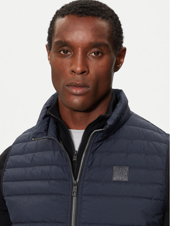 Bugatti Kamizelka 670100-61044 Granatowy Regular Fit | Modivo.pl