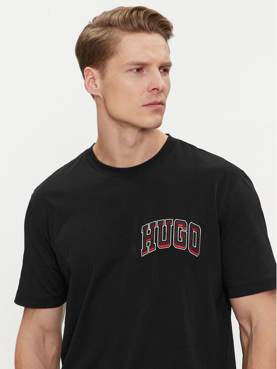 Hugo T-Shirt Dasko 50515067 Czarny Regular Fit | Modivo.pl