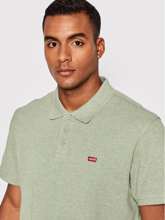 Levi's® Тениска с яка и копчета Housemarked 35883-0066 Зелен Standard ...