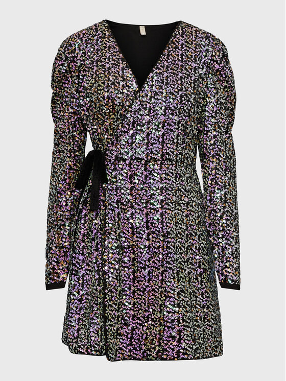 YAS Cocktailkleid Multiseq 26028196 Schwarz Regular Fit | Modivo.at