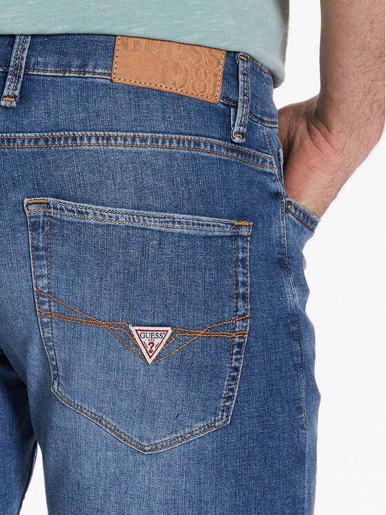 Guess Jeansy Angels M3GAN2 D4Z22 Modrá Slim Fit | Modivo.cz