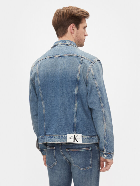 Calvin Klein Jeans Jeansjacke Slim Denim Jacket J30J324569 Dunkelblau Slim Fit | Modivo.de