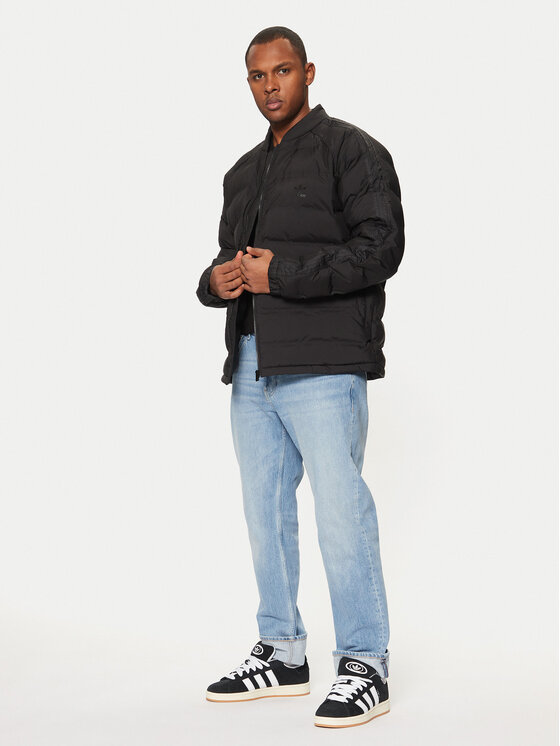 adidas Geacă din puf IZ1841 Negru Regular Fit | Modivo.ro