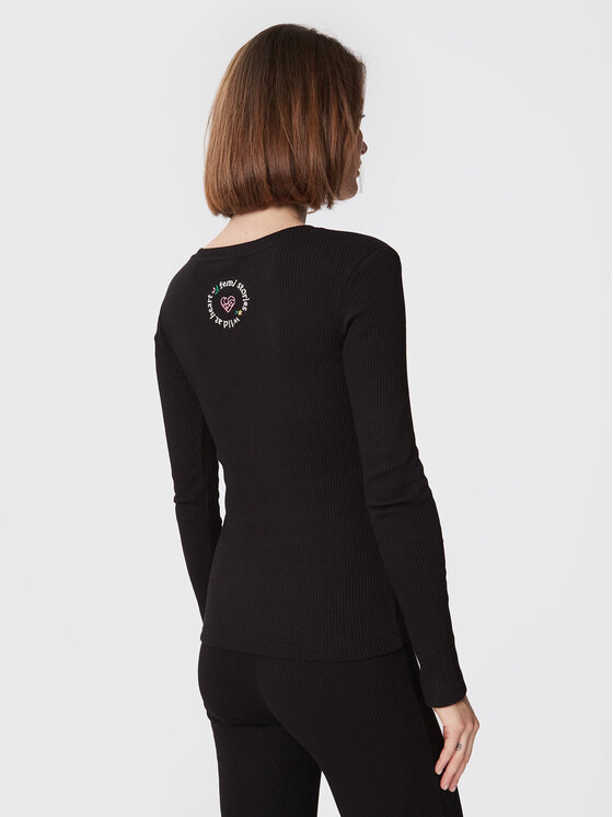 Femi Stories Bluse Moe Schwarz Slim Fit | Modivo.de