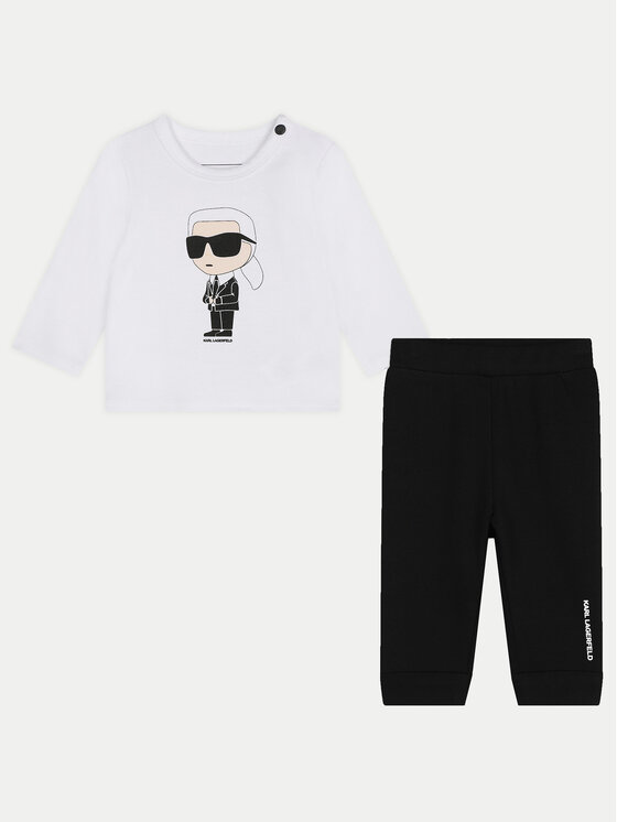Karl Lagerfeld Kids Σετ μπλουζάκι και κολάν Z30289 M Έγχρωμο Regular ...