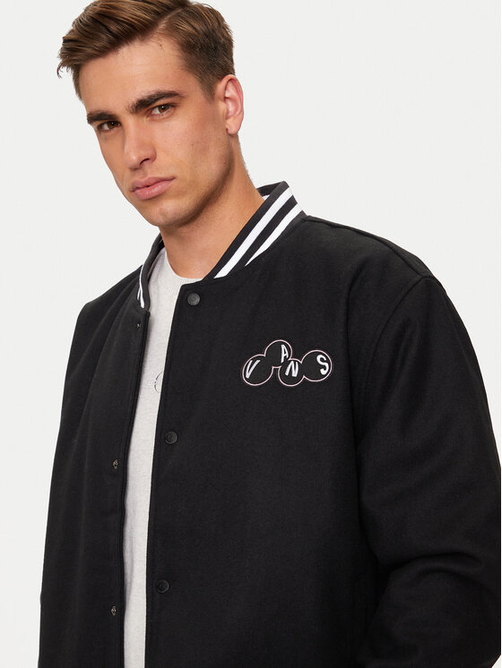 Vans Kurtka bomber Scuttle VN000HMN Czarny Regular Fit | Modivo.pl