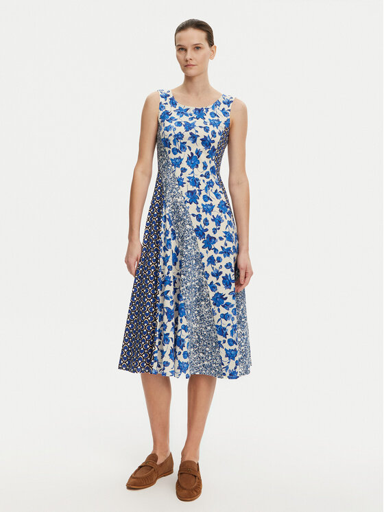 Weekend Max Mara Vasarinė suknelė Cubano 2515621062 Mėlyna Relaxed Fit ...
