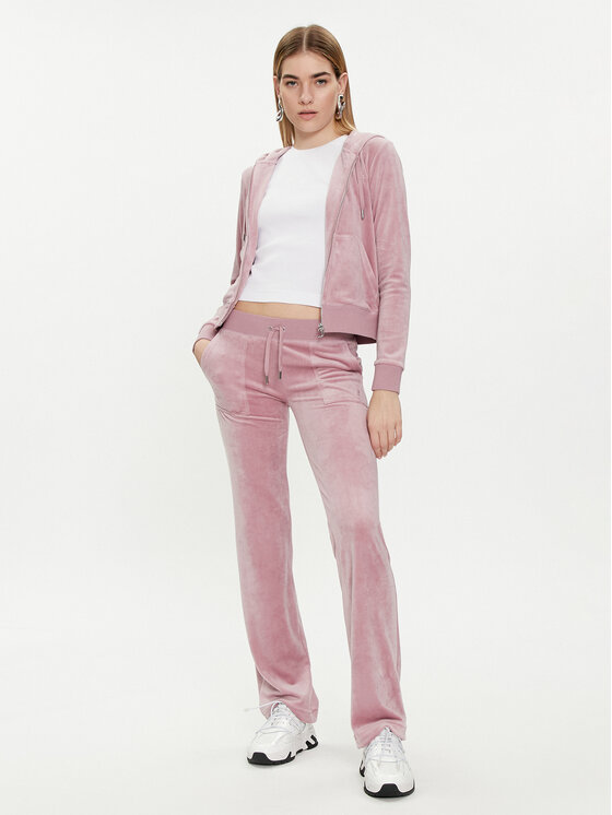 Juicy Couture Spodnji del trenirke Del Ray JCAP180 Roza Regular Fit ...