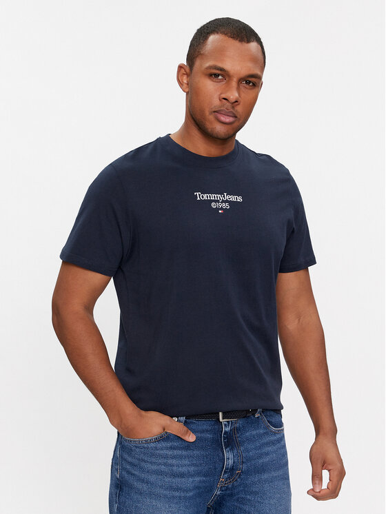 Tommy Jeans T Shirt 85 Entry DM0DM18569 Blau Regular Fit Modivo