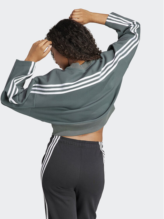 adidas Džemperis Future Icons 3-Stripes IS3879 Žalia Loose Fit | Modivo.lt