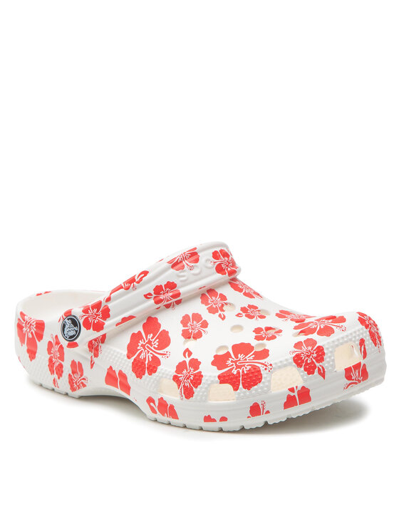 Crocs Pantoletten Classic Retro Resort Clog 207849 Weiß | Modivo.de