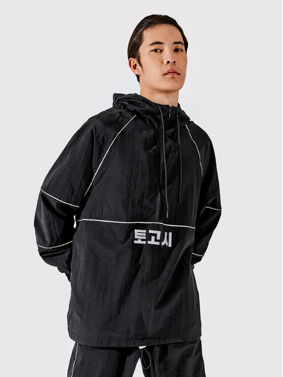 Togoshi Kurtka anorak TG22-KUM001 Czarny Oversize | Modivo.pl