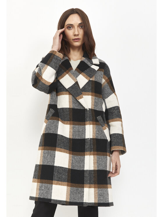 Bubala Płaszcz GITER Kolorowy Loose Fit | Modivo.pl